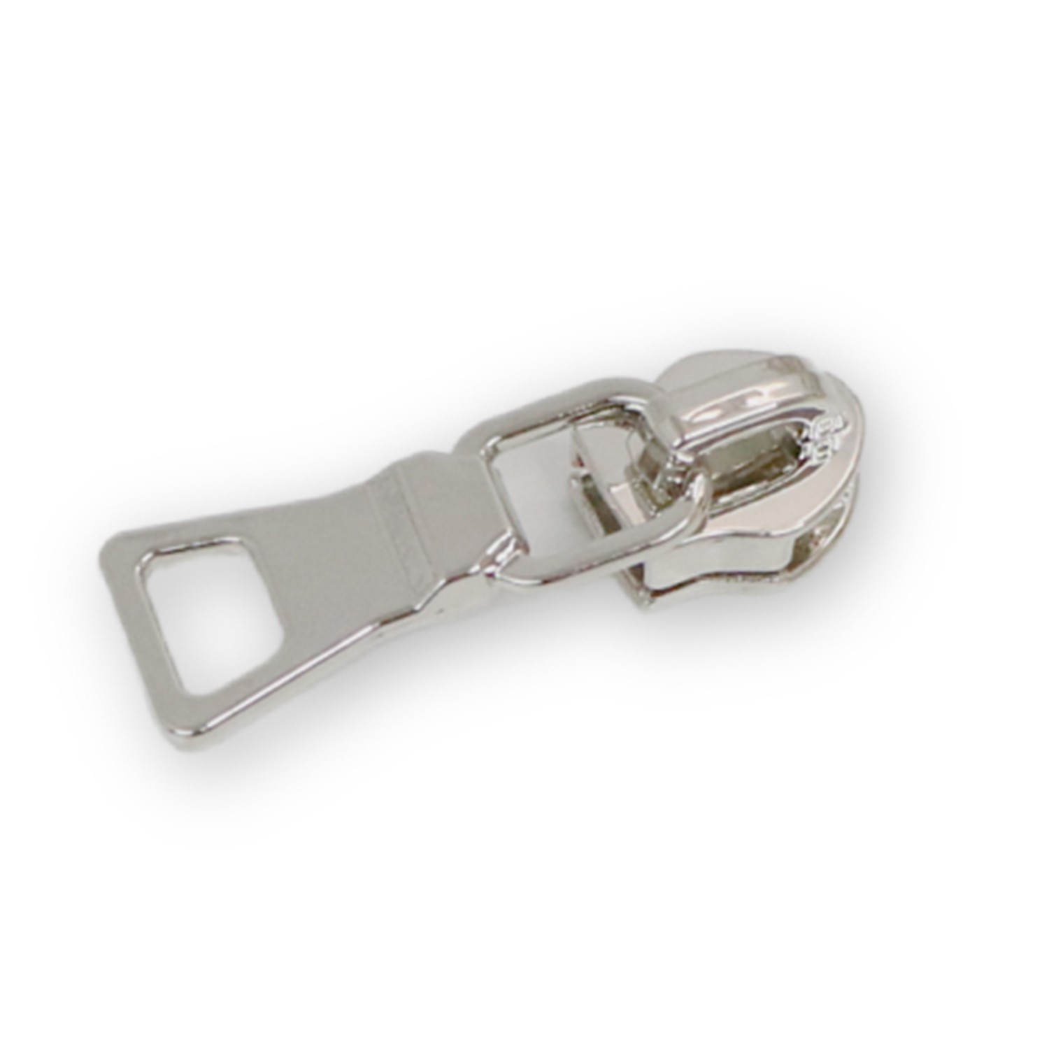 Four 5 Bottle Opener Zipper Pulls Nickel