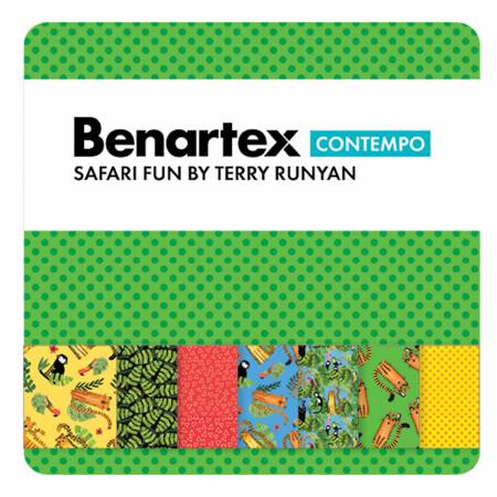 2.5in Strips, Safari Fun, 40pcs/bundle