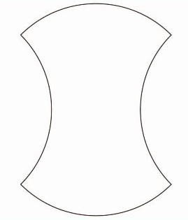 4in Apple Core Template By Daley, Sue