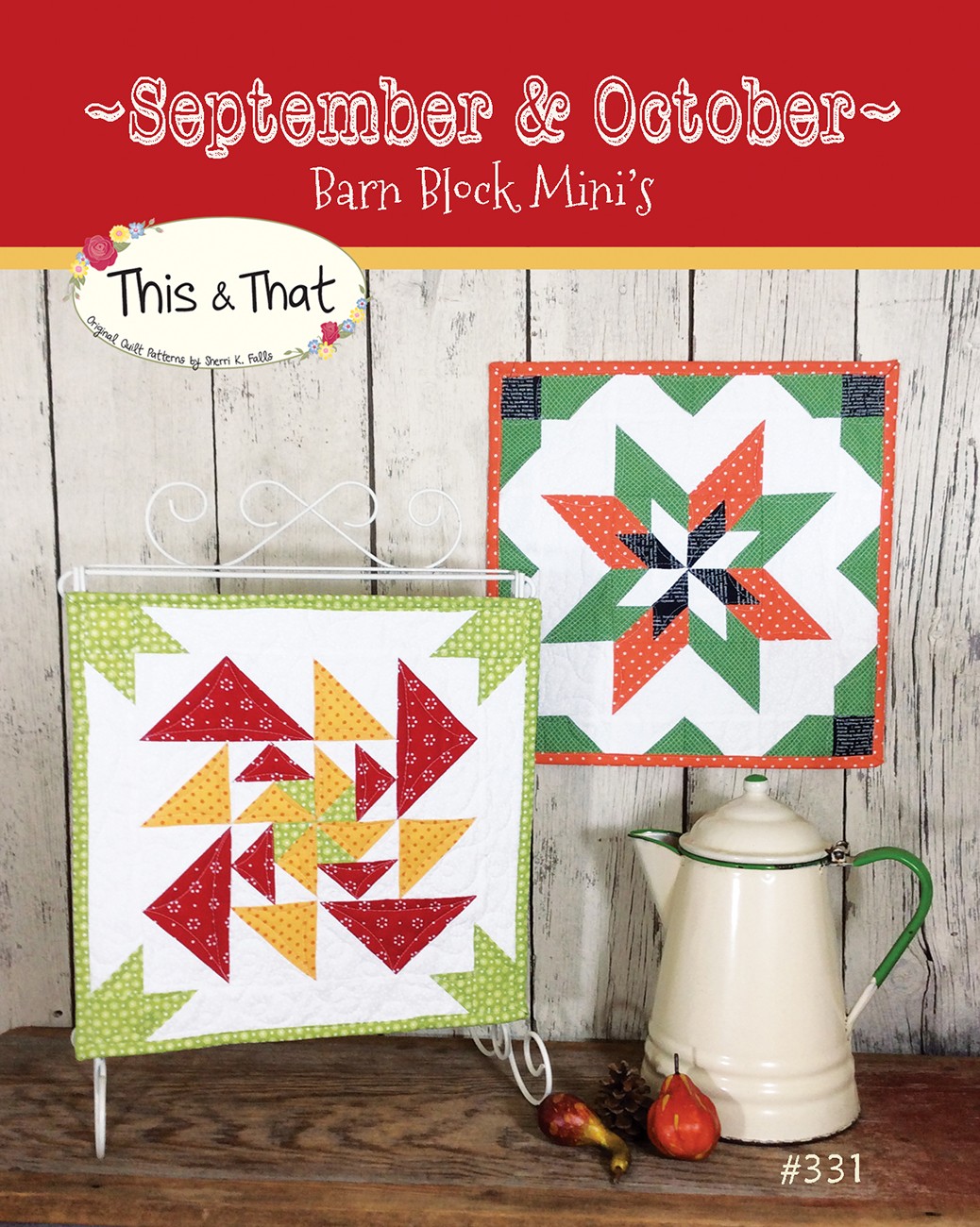 Barn Block Mini September/October By Falls, Sherri