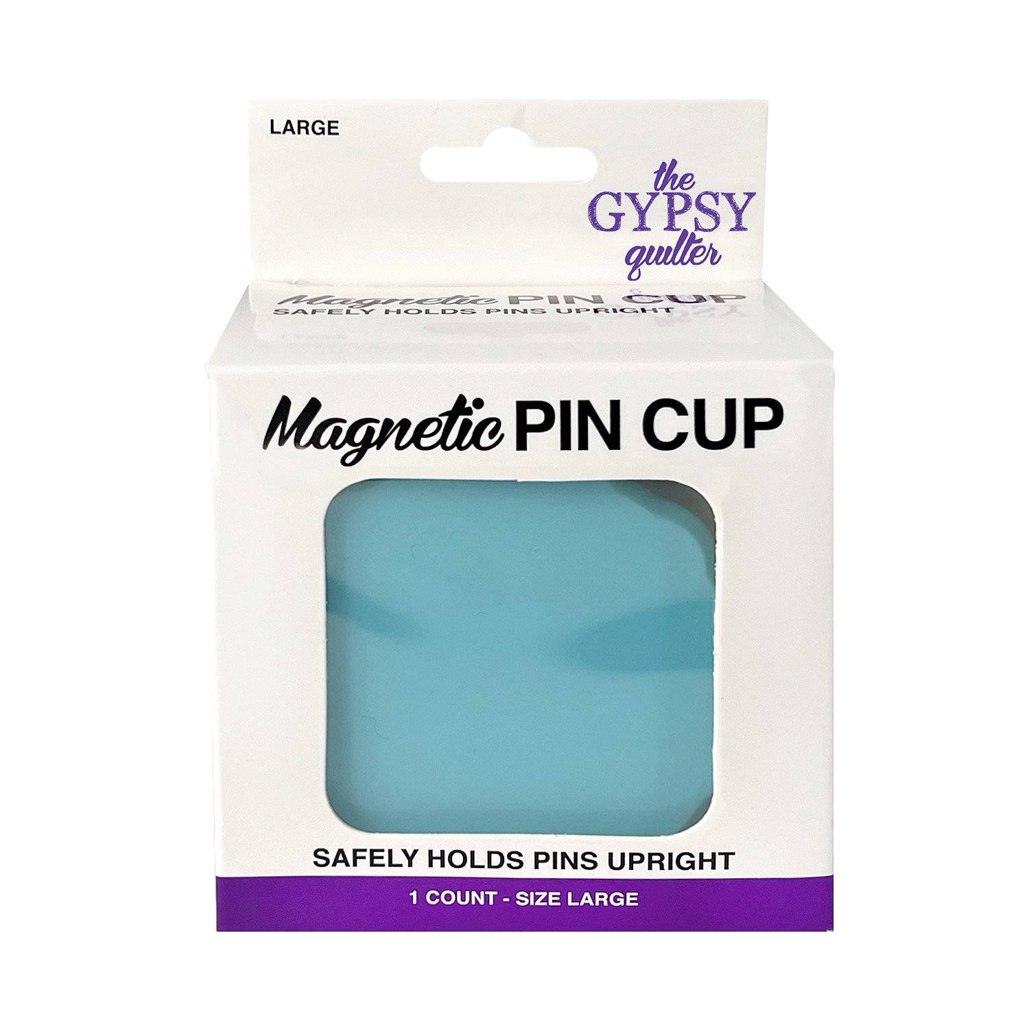 Magnetic Pin Cup Large Bohemian Blue By Purple Hobbies