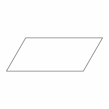 2in x 4in Parallelogram Template By Daley, Sue