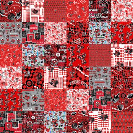 Texas Tech Collegiate Cheater Quilt