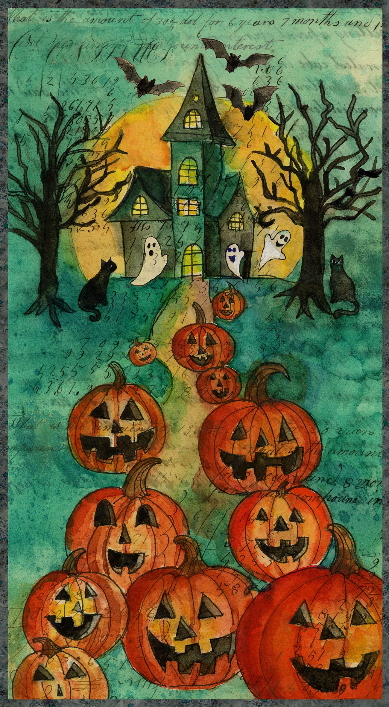 Emerald Emerald Hollow Digital 24" Panel By Zipkin, Sue